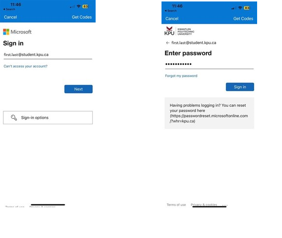 Setting up Microsoft Authenticator | Kwantlen Polytechnic University